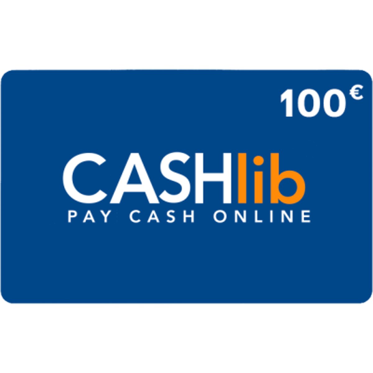 Comprar una recarga CASHlib de 100 euros y recibirla ya
